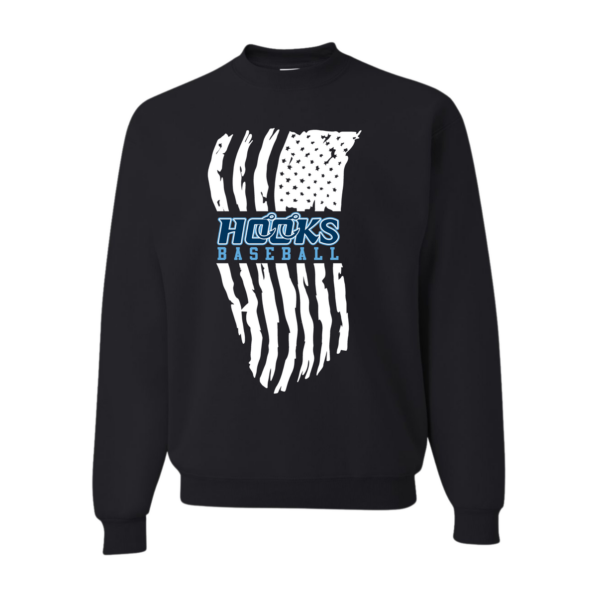 Hooks Flag Tee Sweatshirt or Hoodie – HotMessPress