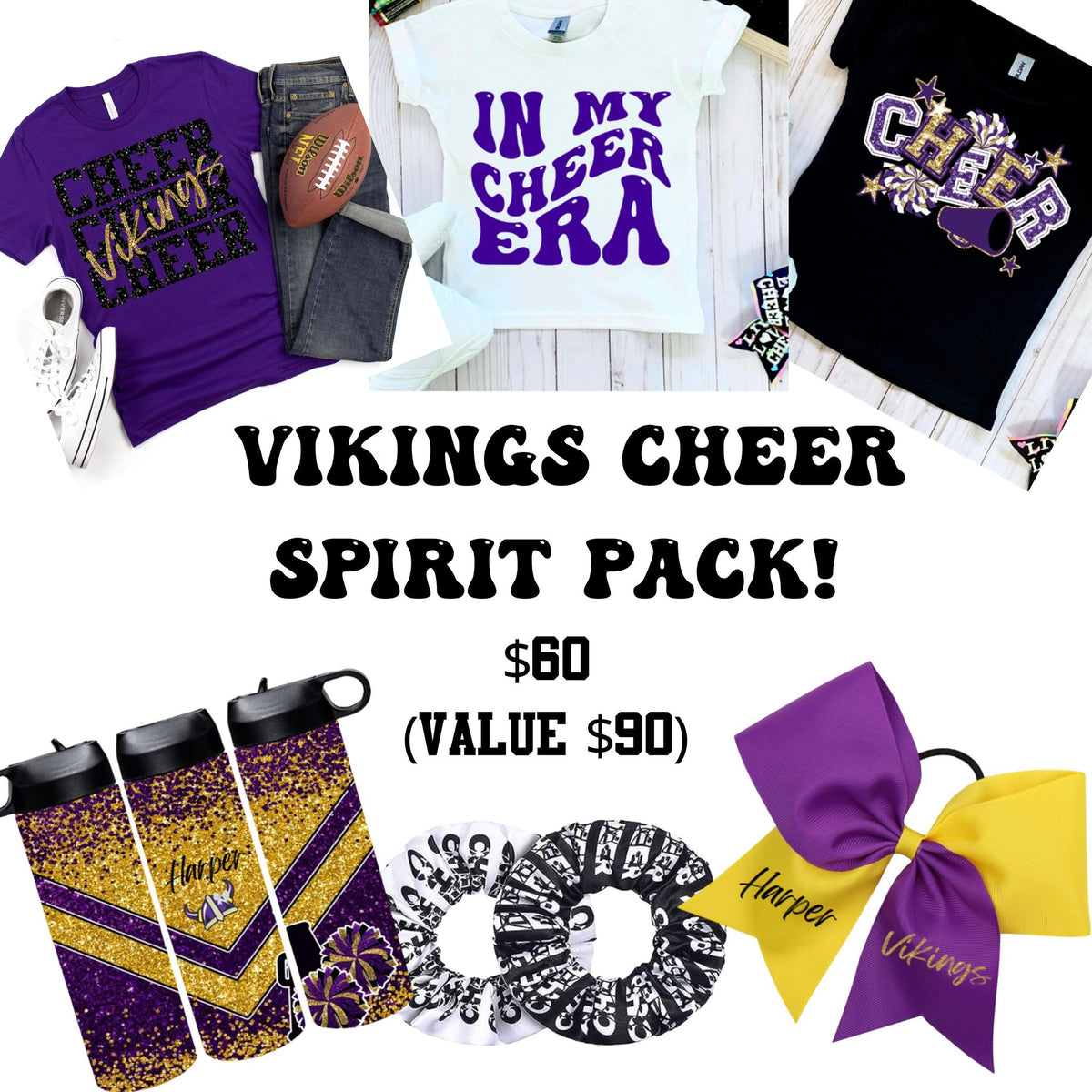 Vikings Cheer Spirit pack! – HotMessPress