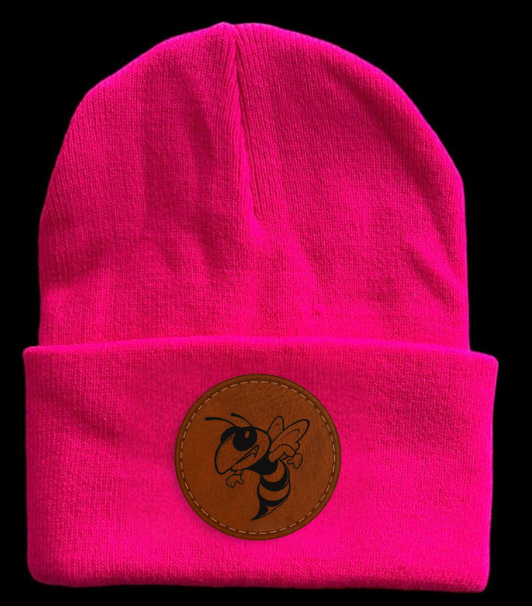 pink bee beanie – HotMessPress